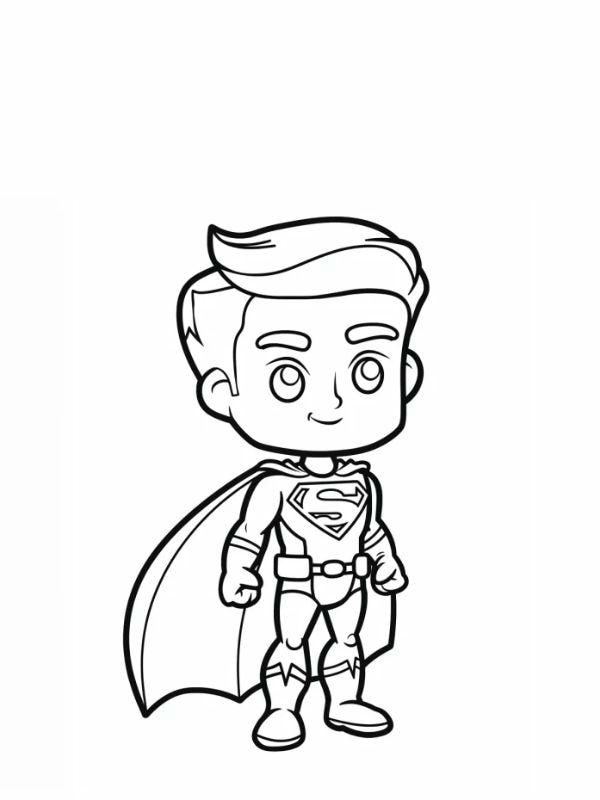 99+ Mẫu tranh tô màu Superman siêu ngầu cho bé thỏa sức sáng tạo